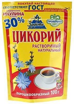 Цикорий Здоровье растворимый 100г купить в Москве с доставкой на дом и ...
