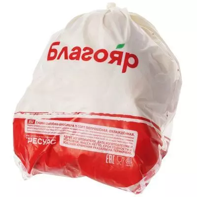 Тушка цыпленка-бройлера охлажденная БЛАГОЯР ~1.7кг - купить в Москве по ...