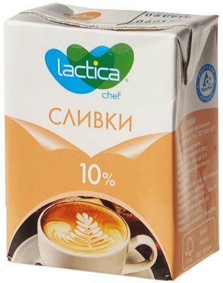 Сливки для кофе 10% жир. ультрапастеризованные 200мл - купить в Москве ...