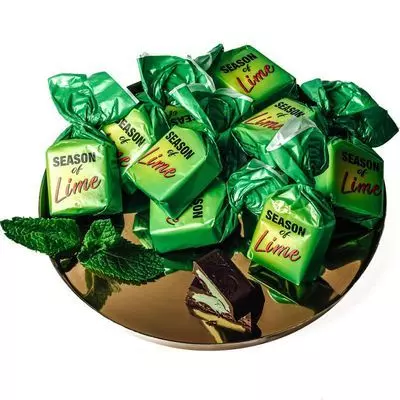 Конфеты Season of Lime квадрат со вкусом лайма Деликатеска ~300г ...