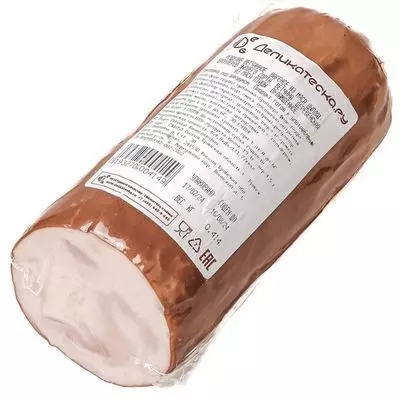 Ветчина Деревенская из мяса птицы ~400г - купить в Москве по выгодной ...