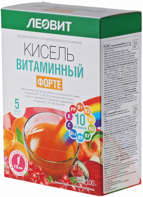 Кисель Витаминный Форте 5*20г купить в Москве по выгодной цене с ...