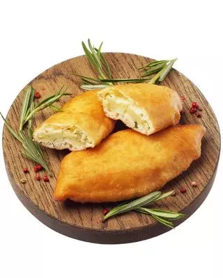 Жареный пирожок с картошкой Деликатеска 160г свежего изготовления ...