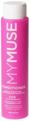 Бальзам бессульфатный укрепляющий SOS-восстановление My Muse 400мл - купить в Москве по выгодной ...