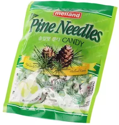 Карамель леденцовая со вкусом сосновых иголок Melland Pine Needles ...