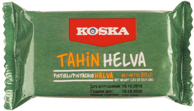 Халва кунжутная с фисташками 80г купить в Москве с доставкой на дом от ...