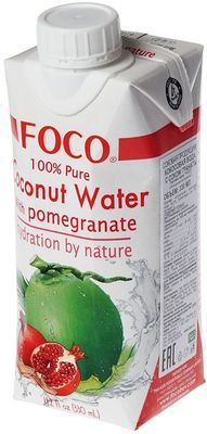 Кокосовая вода со вкусом граната Foco 330мл купить в Москве по выгодной ...
