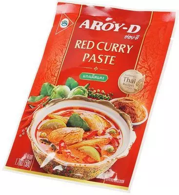 Паста Карри красная AROY-D 50г - купить в Москве по выгодной цене в ...