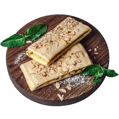 Слойка язычок с фисташковым кремом 220г - купить в Москве по выгодной ...