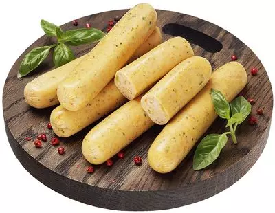 Сосиски из индейки с брокколи и морковью вареные охлажденные 300г ...