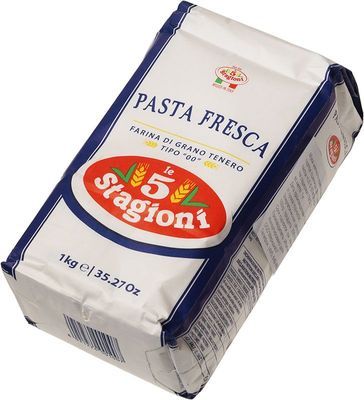 Мука из мягких сортов пшеницы для свежей пасты 00/P.F 5-STAGIONI 1кг ...
