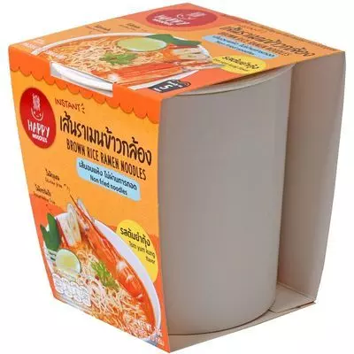 Лапша рамен быстрого приготовления Том Ям Happy Noodle 70г - купить в ...