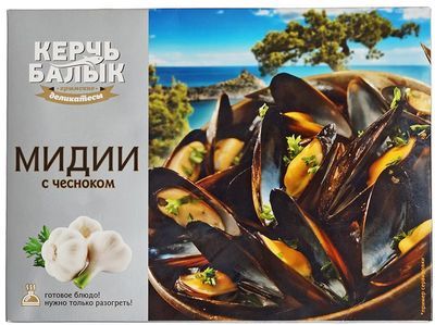 Мидии в чесночном соусе 450г - купить в Москве по выгодной цене в ...