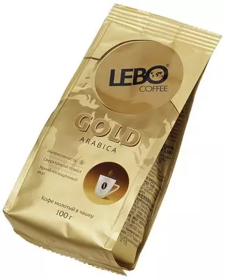 Кофе Lebo Gold арабика для чашки 100г купить в Москве по выгодной цене ...