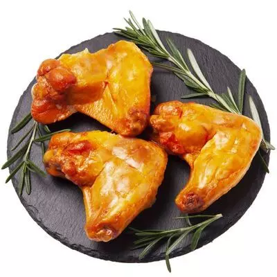 Крылышки куриные 2 фаланги варено-копченые Мясное раздолье ~300г ...