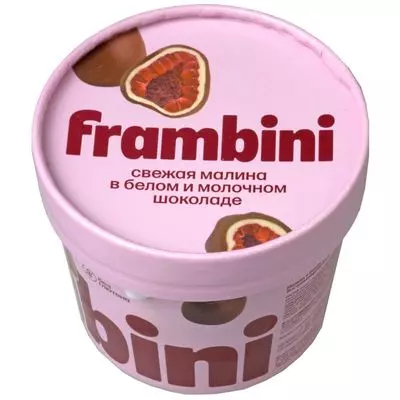 Малина в белом и молочном шоколаде Frambini 130г - купить в Москве по ...