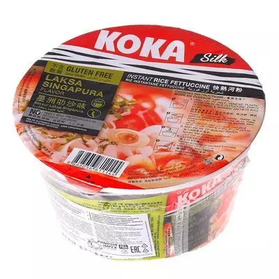 Лапша сингапурская Кока со вкусом сингапурской лаксы 70г - купить в ...